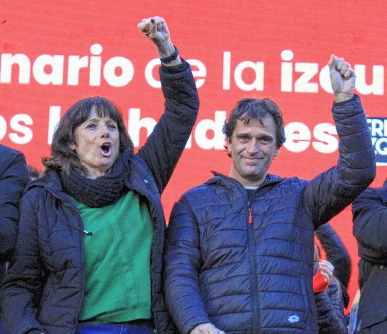 Los precandidatos a la presidencia Gabriel Solano y Vilma Ripoll ...