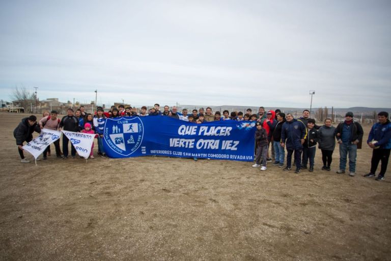 Luque recorrió la cancha de San Martín y anunció la instalación del ...