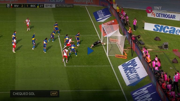 La Polémica Del Superclásico El Var Consideró Que La Pelota No Entró Y
