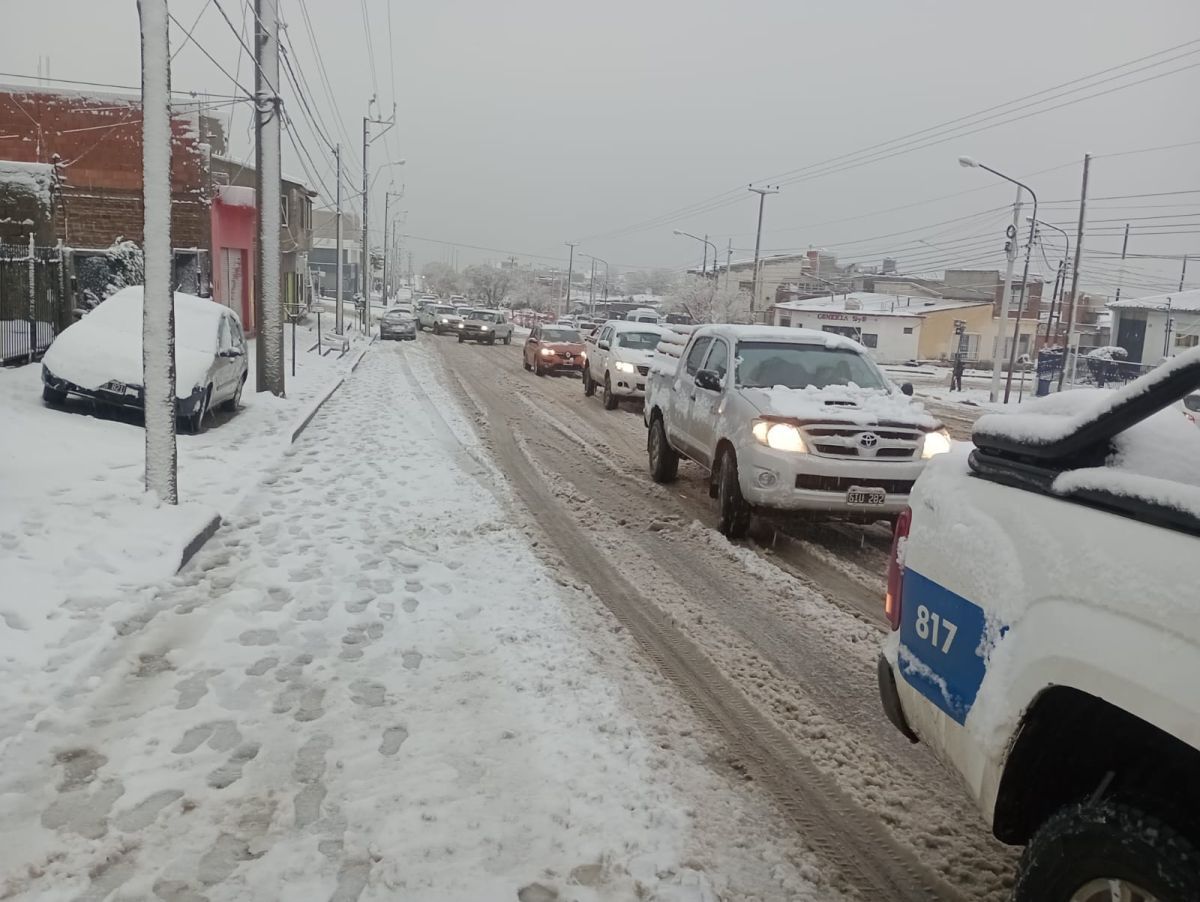 Intenso temporal de nieve y lluvia en Comodoro Rivadavia | Diario Crónica